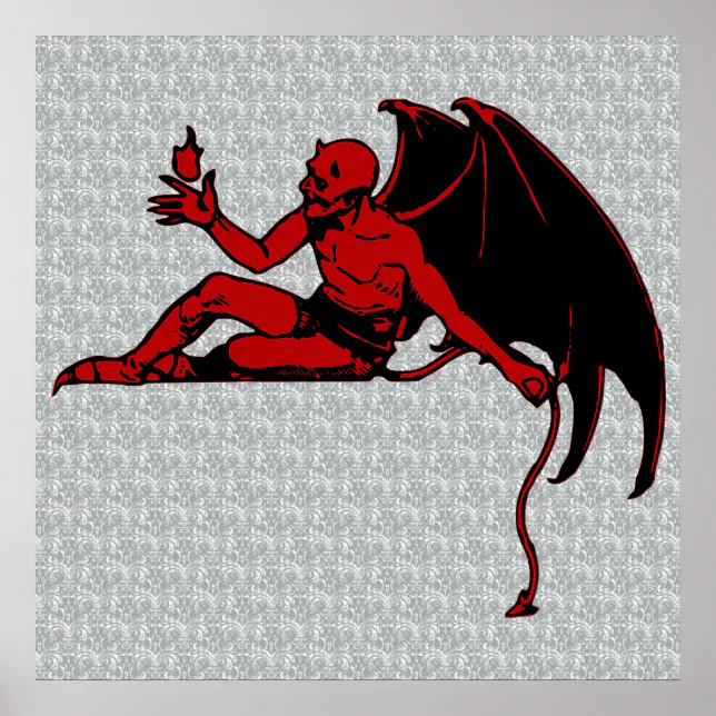 Vintage Devil Poster | Zazzle