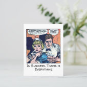 Vintage Diner Scene from 1950s Horror Comics Postcard | Zazzle