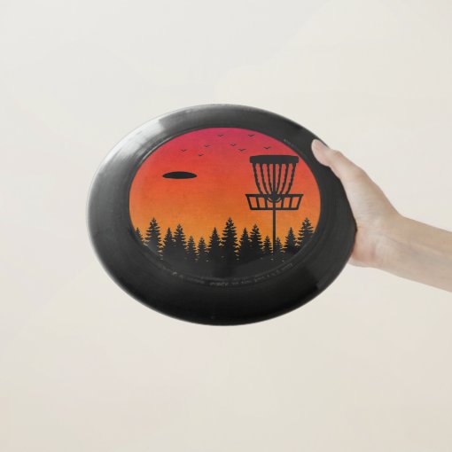 Vintage Disc Golf Frolf Frisbee Player Retro | Zazzle