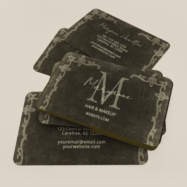 Vintage Distressed Business Card | Zazzle