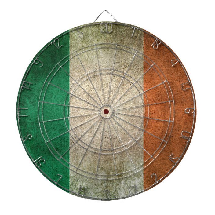 Vintage Distressed Flag of Ireland Dartboard | Zazzle.com