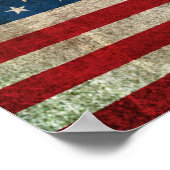 Vintage Distressed Flag of The United States Poster | Zazzle
