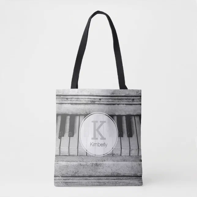 Vintage Distressed Piano Keyboard Bag - Custom | Zazzle