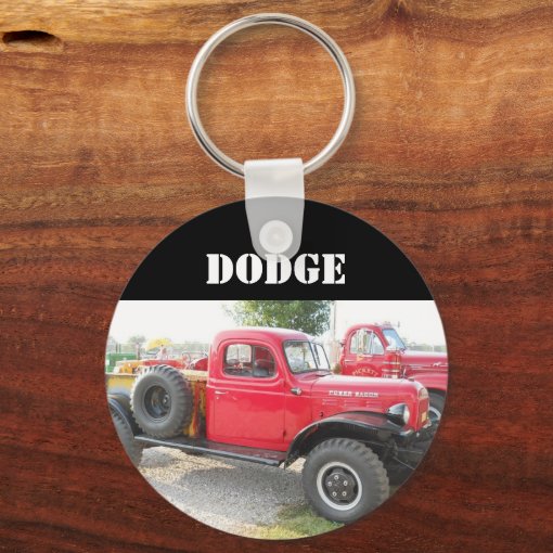 Vintage Dodge Truck Keychain | Zazzle