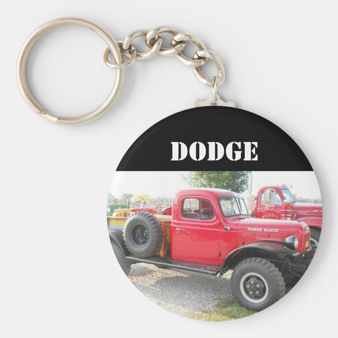 Vintage Dodge Truck Keychain | Zazzle