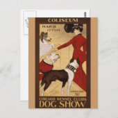 Vintage Dog Show Postcard | Zazzle