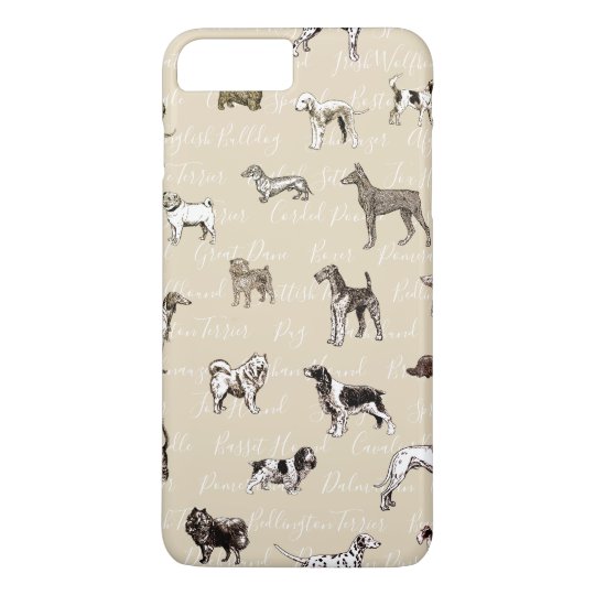 Vintage Dogs Cell Phone Case | Zazzle.com