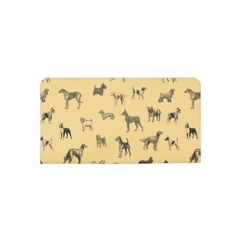Vintage Dogs Checkbook Cover | Zazzle