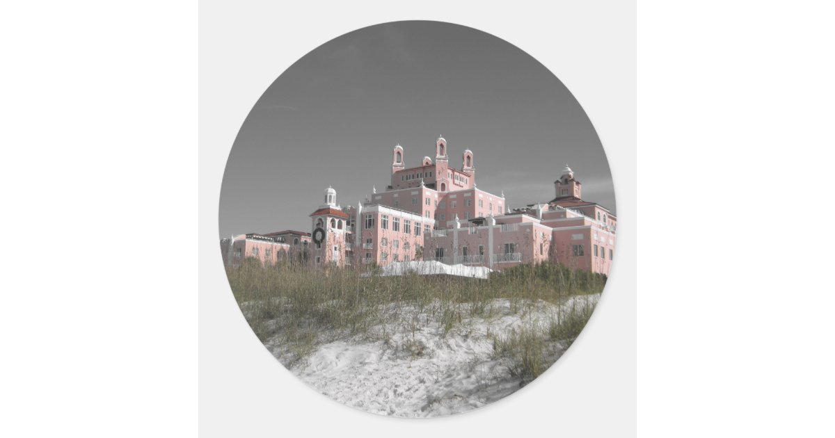 Vintage Don CeSar Classic Round Sticker | Zazzle