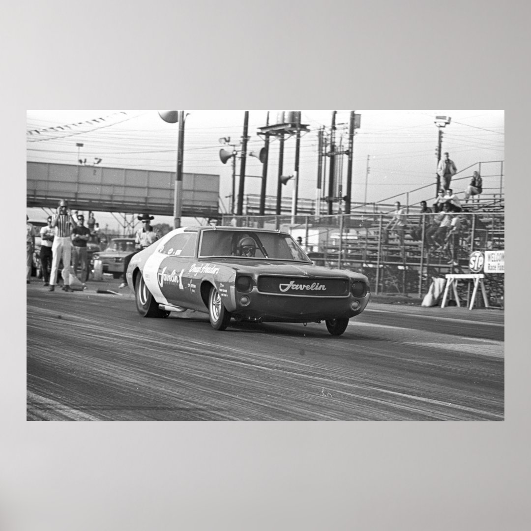 Vintage Drag Racing - 1969 Javelin1 Funny Car Poster | Zazzle