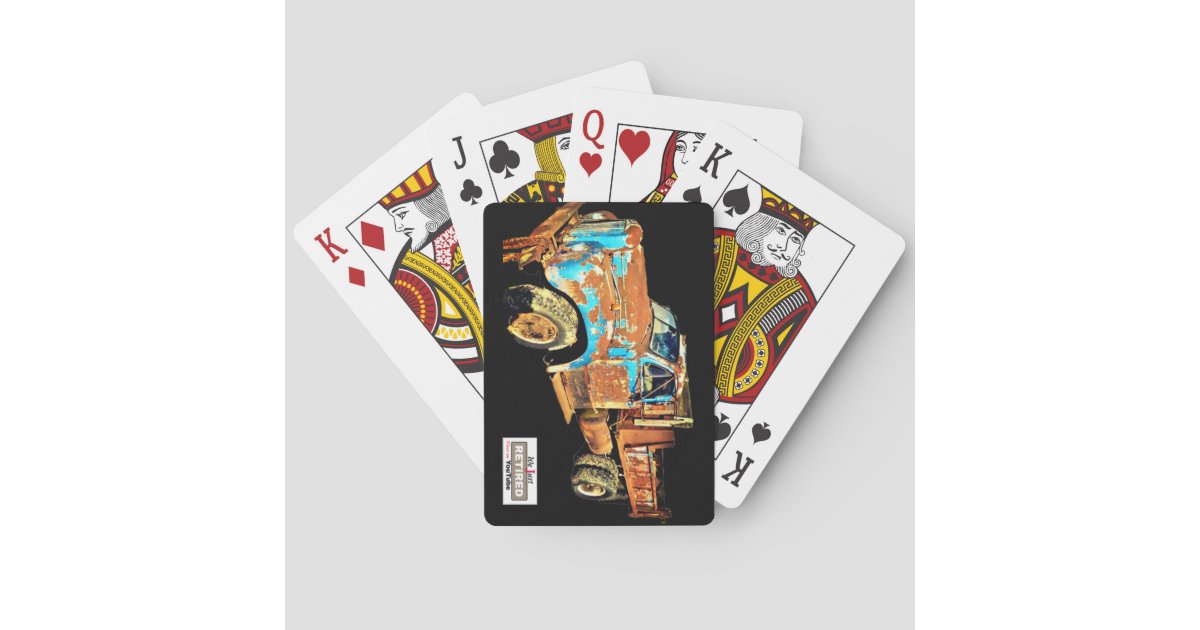 Vintage Dump Truck Playing Cards | Zazzle