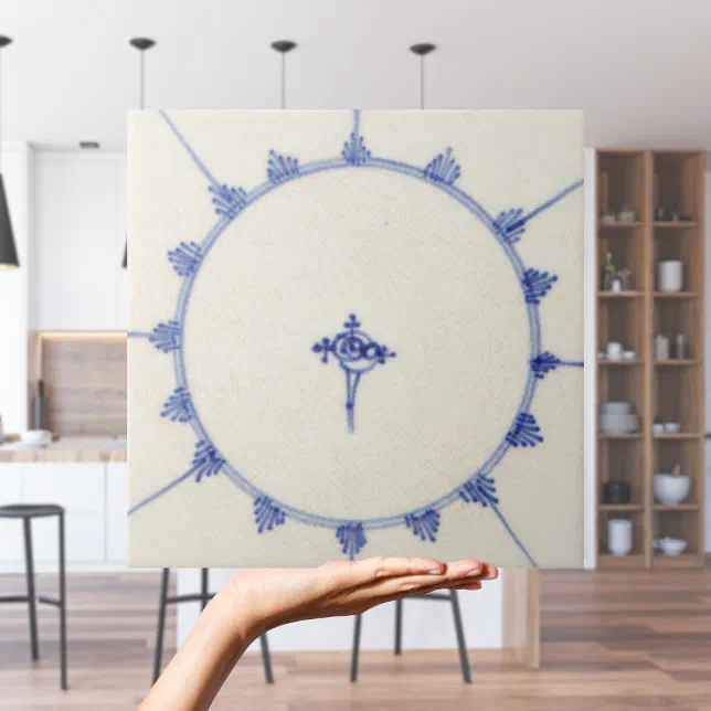Vintage Dutch Blue and White Dutch Delft Tiles | Zazzle
