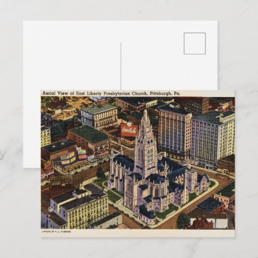 Vintage East Church, Pittsburg Pennsylvania Postcard | Zazzle