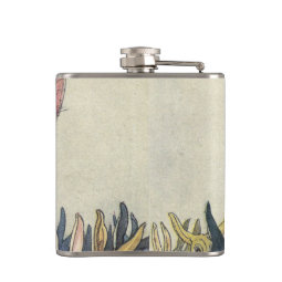 Vintage Easter bunny family Flask | Zazzle