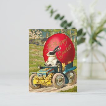 Vintage Easter Bunny Postcard | Zazzle