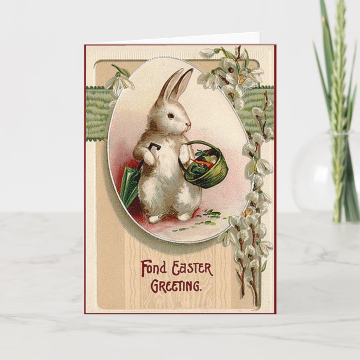 Vintage Easter Card | Zazzle