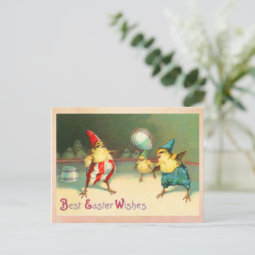 Vintage Easter Circus Holiday Postcard | Zazzle