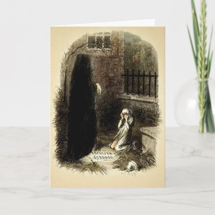 Vintage Ebenezer Scrooge Holiday Card | Zazzle.com