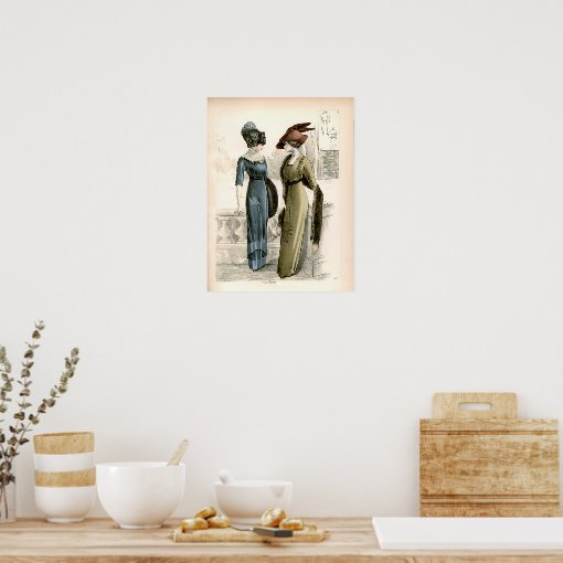 Vintage Edwardian Fashion Poster | Zazzle