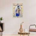 Vintage Edwardian Magazine Cover and Woman in Blu Poster | Zazzle
