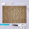 Vintage Egyptian Hieroglyphics Paper Print | Zazzle