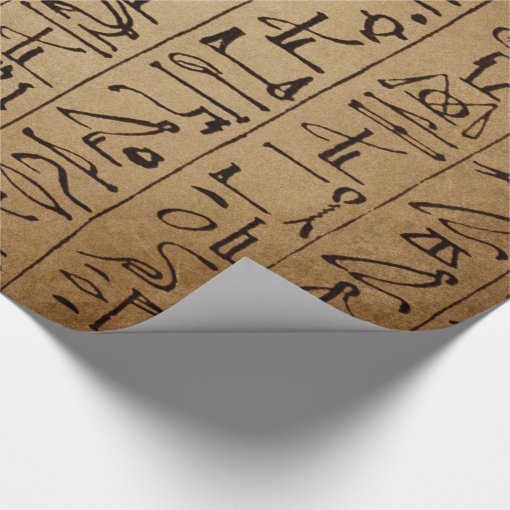 Vintage Egyptian Hieroglyphics Paper Print | Zazzle