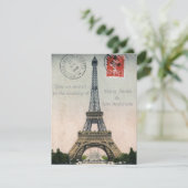 Vintage Eiffel Tower Postcard | Zazzle