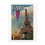 Vintage Eiffel Tower Postcard | Zazzle