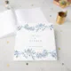 Vintage Elegance: Classic Floral Wedding Guest Book | Zazzle
