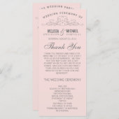 VINTAGE ELEGANCE | WEDDING PROGRAM | Zazzle