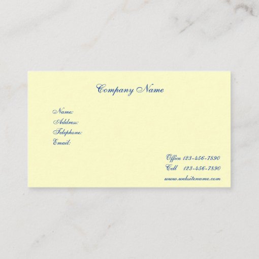Vintage, Elegant French Country Business Card | Zazzle