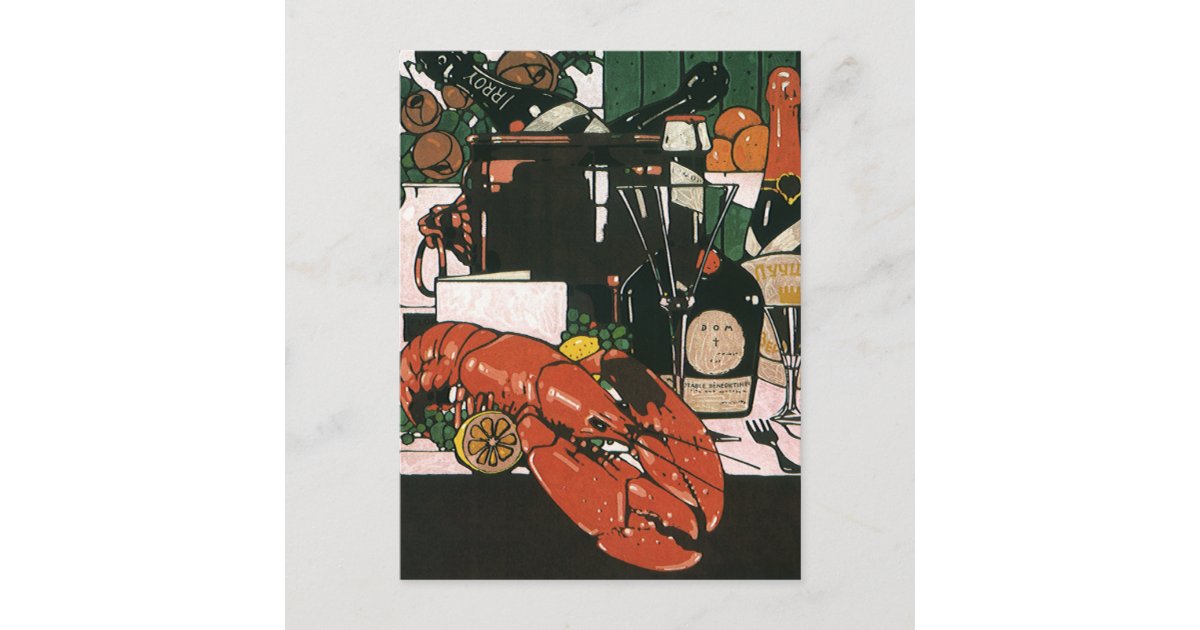 Vintage Elegant Restaurant Soft Opening Invitation Postcard | Zazzle