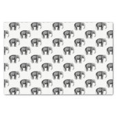 Vintage Elephant Drawing Tissue Paper | Zazzle