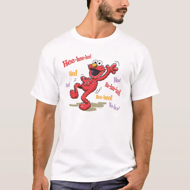 Vintage Elmo Hee-hee! T-Shirt | Zazzle