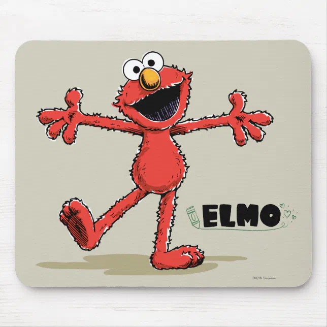 Vintage Elmo Mouse Pad | Zazzle