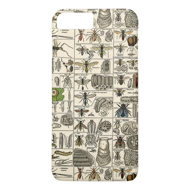 Vintage Entomology Case-Mate iPhone Case | Zazzle