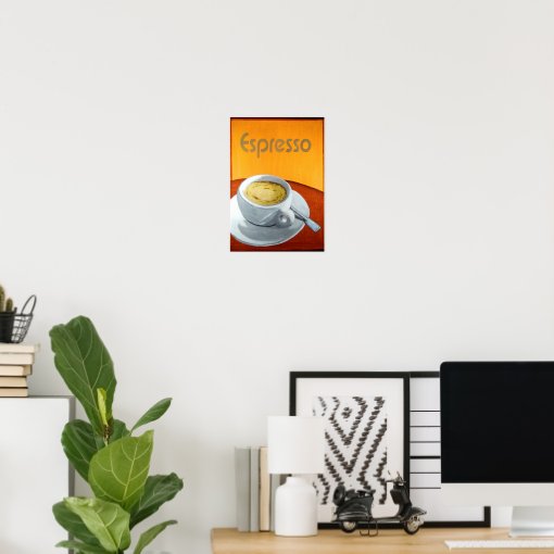 Vintage Espresso Coffee Poster | Zazzle