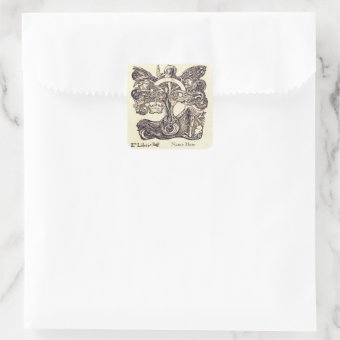 Vintage Ex Libris Bookplate Stickers | Zazzle