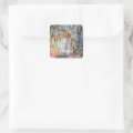 Vintage Fairy Square Sticker | Zazzle