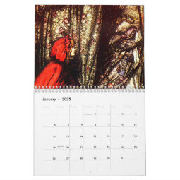 Vintage Fairy Tale Calendar | Zazzle
