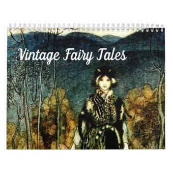 Vintage Fairy Tale Calendar | Zazzle