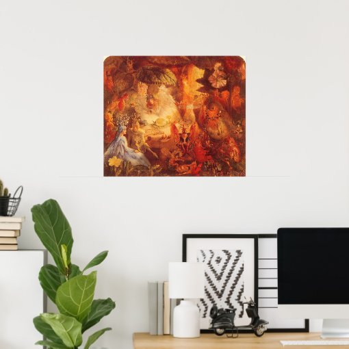 Vintage Fairy Tale The Captive Robin by Fitzgerald Poster | Zazzle