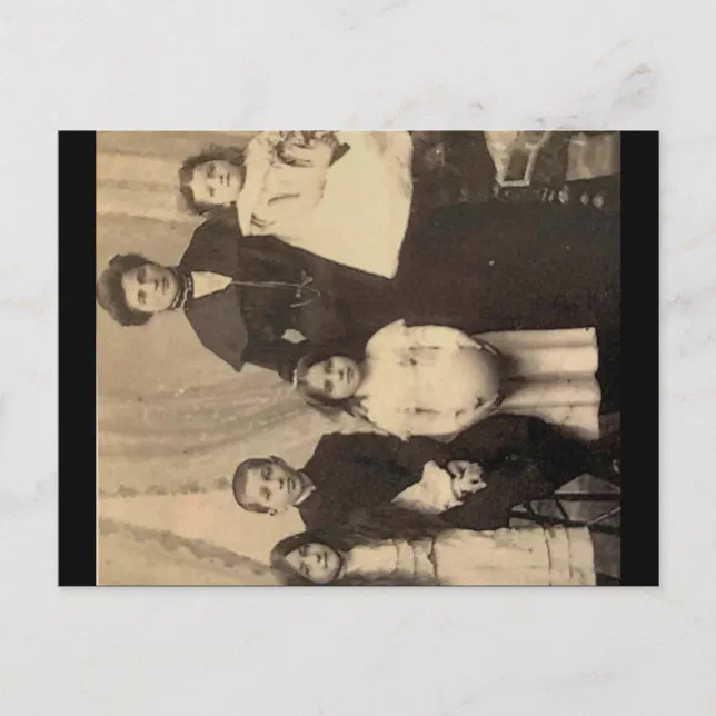 Vintage Family Postcard | Zazzle