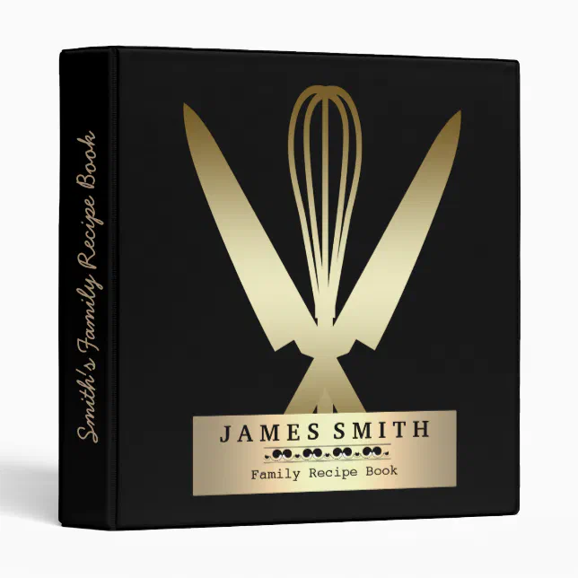 Vintage Family Recipe Cookbook Binder | Zazzle