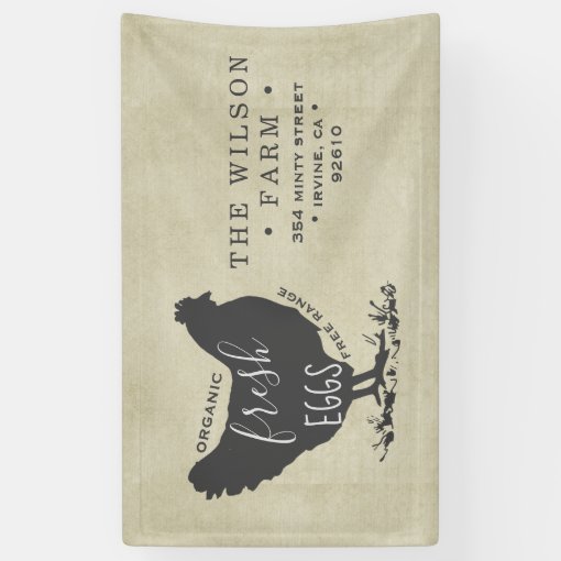 Vintage farm decorative script banner | Zazzle