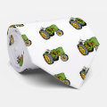 Vintage Farm Tractor Side View retro Neck Tie | Zazzle