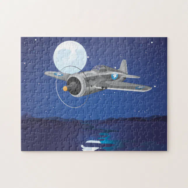 Vintage fighter Aircraft Jigsaw Puzzle | Zazzle