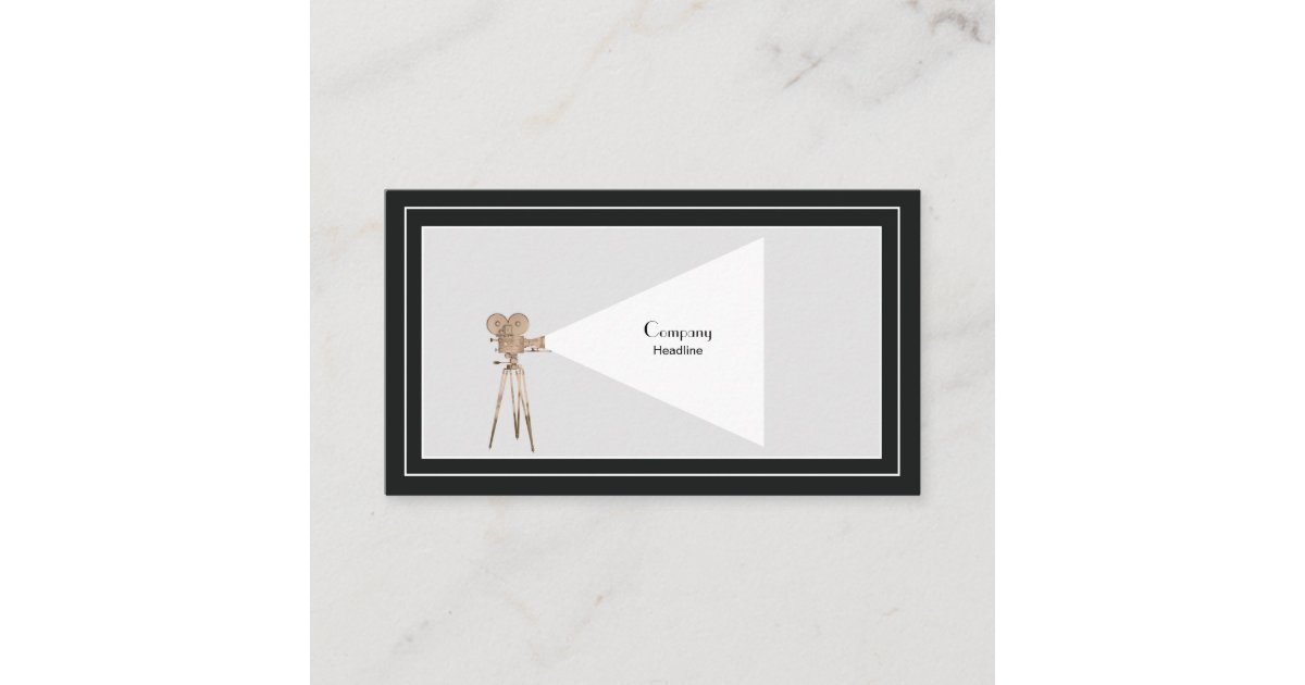 Vintage Film Camera Business Card | Zazzle
