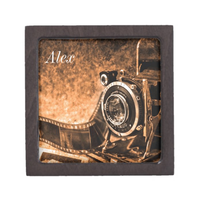 Vintage film camera -photography jewelry box | Zazzle.com