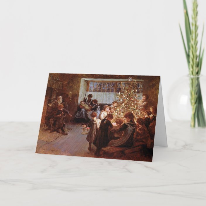 Vintage Fine Art Christmas Card | Zazzle.com